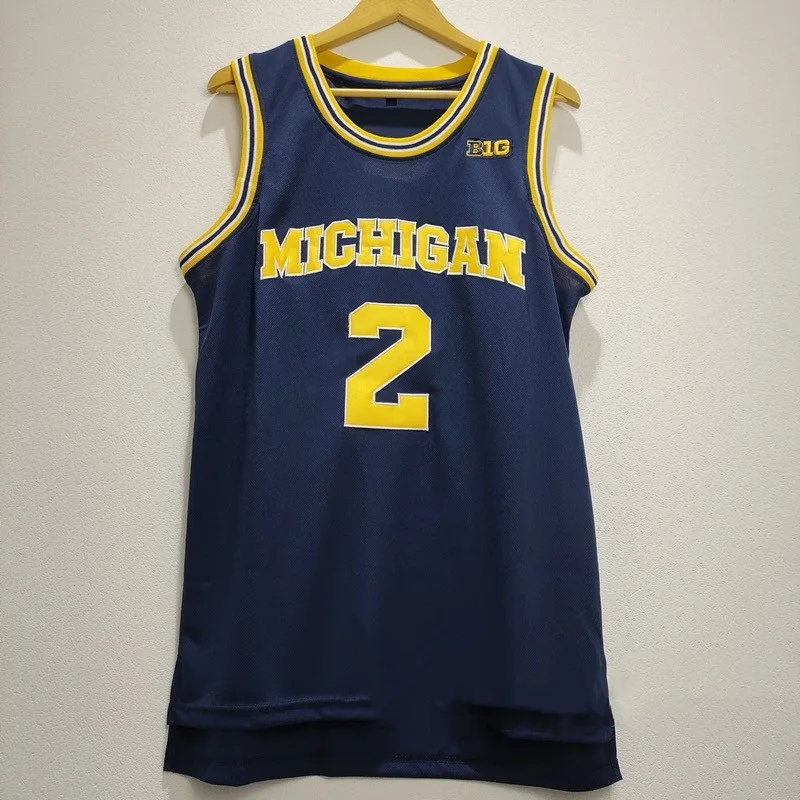 Basketball-Jerseys-Men-Women-Oversize-2-Poole-Michigan-Embroidery ...
