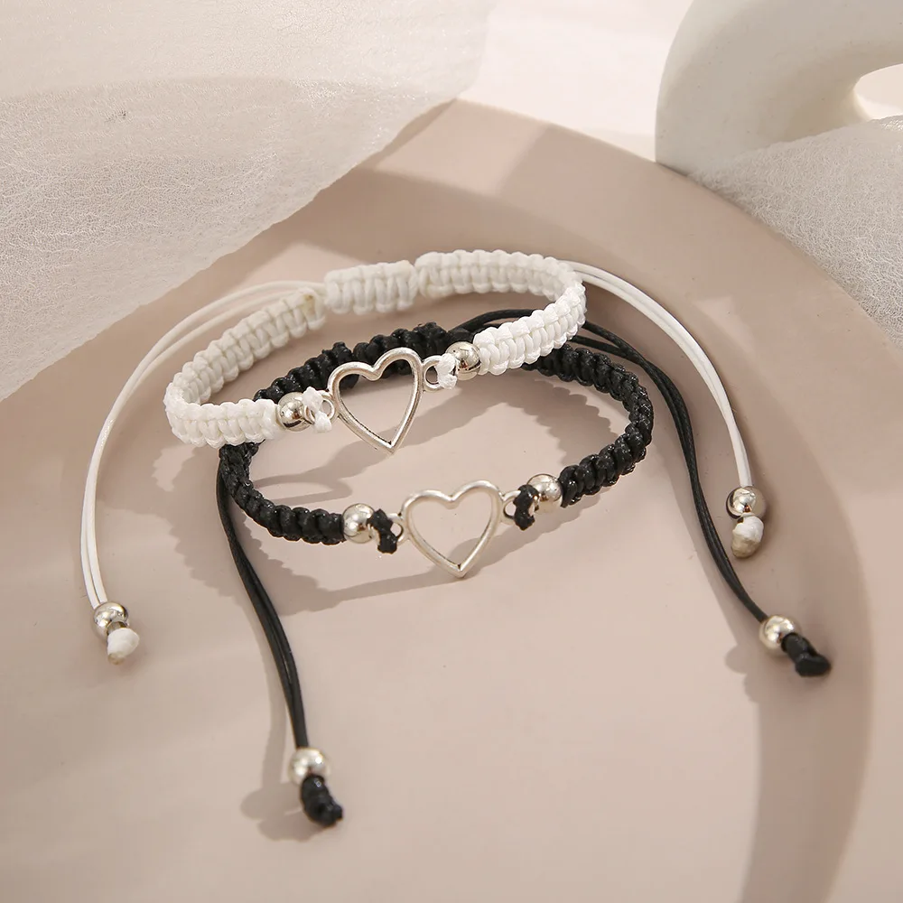 Heart bracelet for couples store