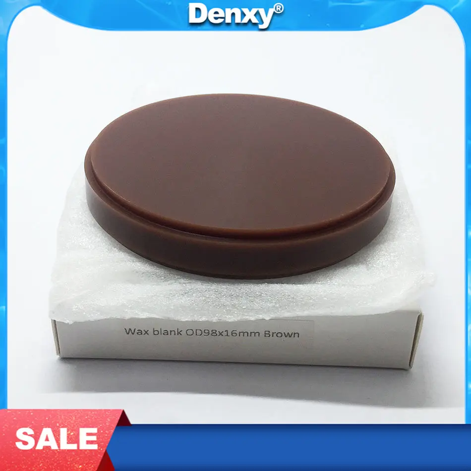5pcs Dental Brown Color Wax Block Disc Carving Brown Wax Disc Dental ...