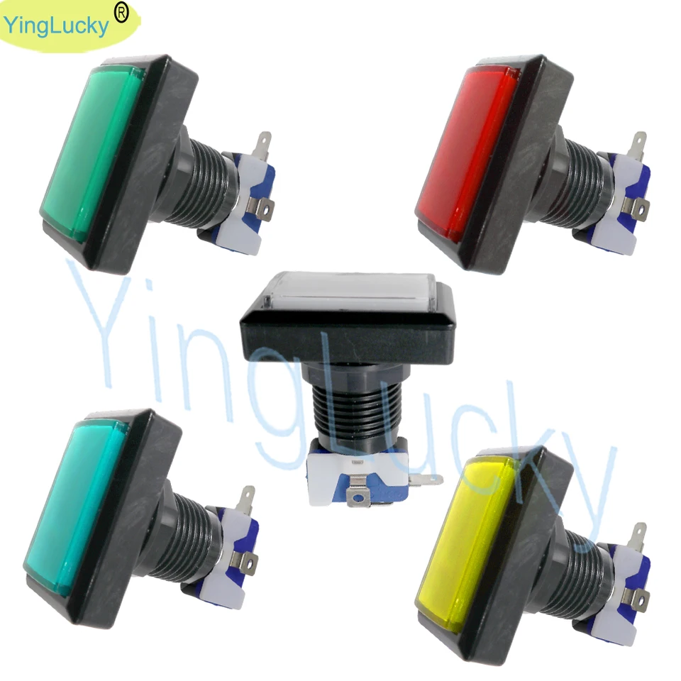 Switch Arcade Games Game Push Button 50x50 Square 12V LED Illuminated ...