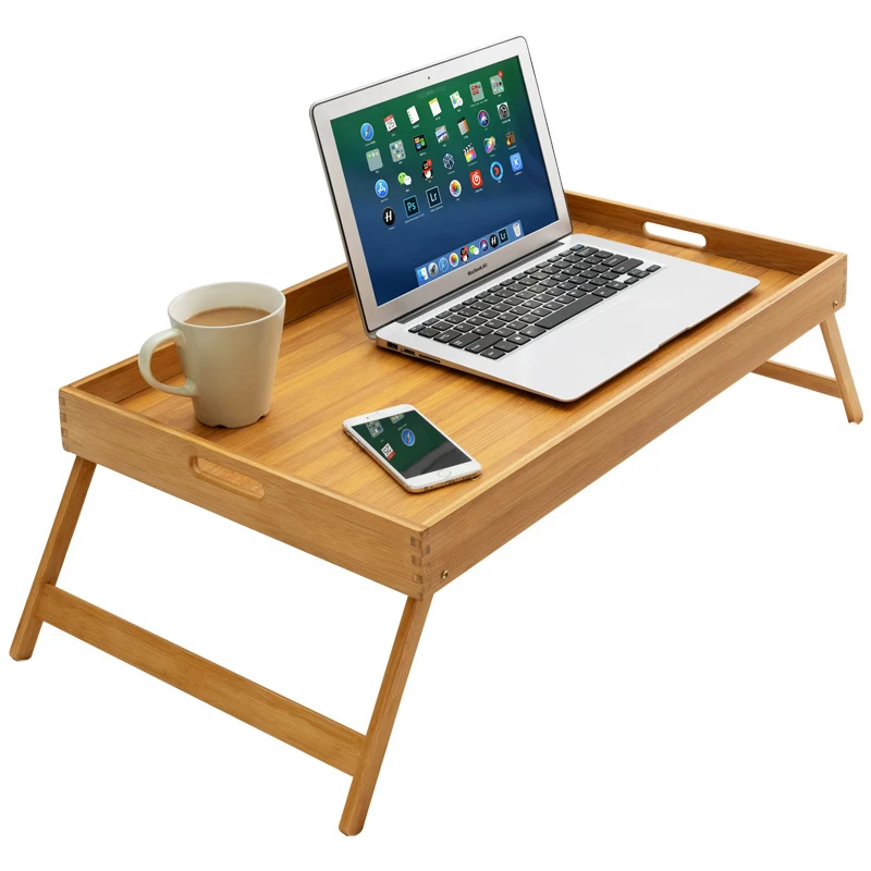Laptop-Desk-Bamboo-Foldable-Breakfast-Serving-Bed-Tray-Portable-Mini ...