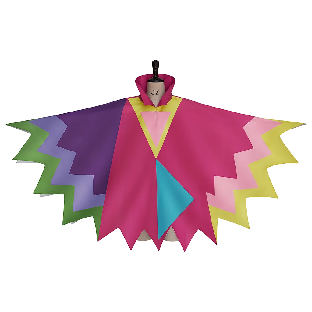 Game Undertale Spamton Neo Cosplay Costume Colorful Stand Collar Cloak ...