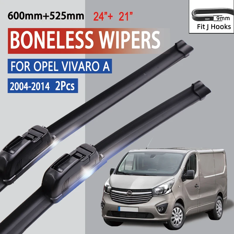 For-Opel-Vivaro-A-2004-2014-Car-Windshield-Wiper-U-type-Soft-Rubber ...