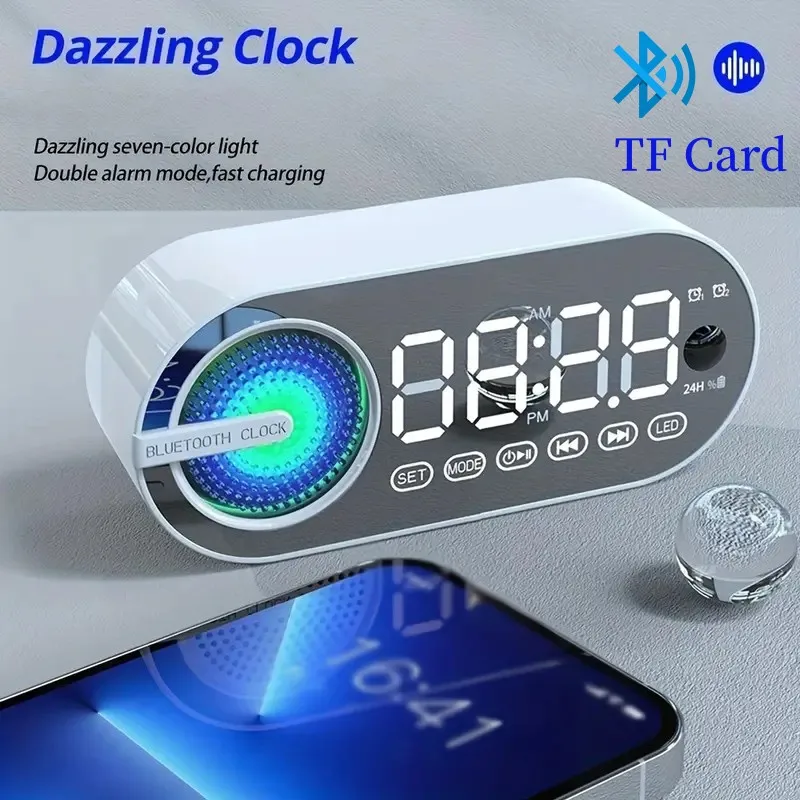 Mini-G50-Wireless-Bluetooth-LED-Alarm-Clock-Multifunction-Stereo ...