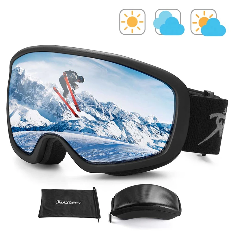 MAXDEER-Ski-Goggles-Men-Snowboard-Glasses-Women-Skiing-Eyeware-Double ...