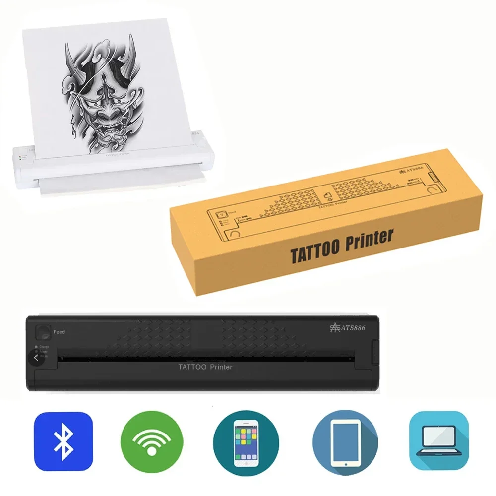 Bluetooth-Wireless-Tattoo-Transfer-Printer-Machine-Copier-Stencil-Maker ...
