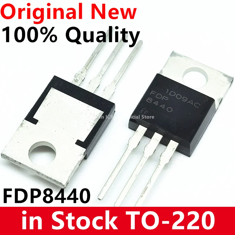 5-10-P-s-lote-FDP8440-277A-40V-TO220-DIP-MOSFET-Transistor-NOVO ...
