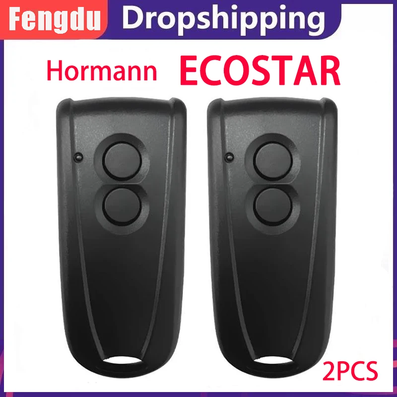 HORMANN ECOSTAR RSC2-433 RSE2-433 Hand-held Transmitter 2PCS 433 MHz Replacement 433.92mhz ...