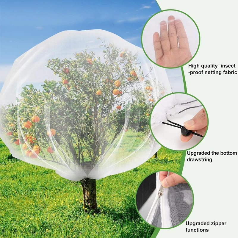 Large-Fruits-Tree-Netting-Cover-with-Zipper-and-Drawstring-Garden ...