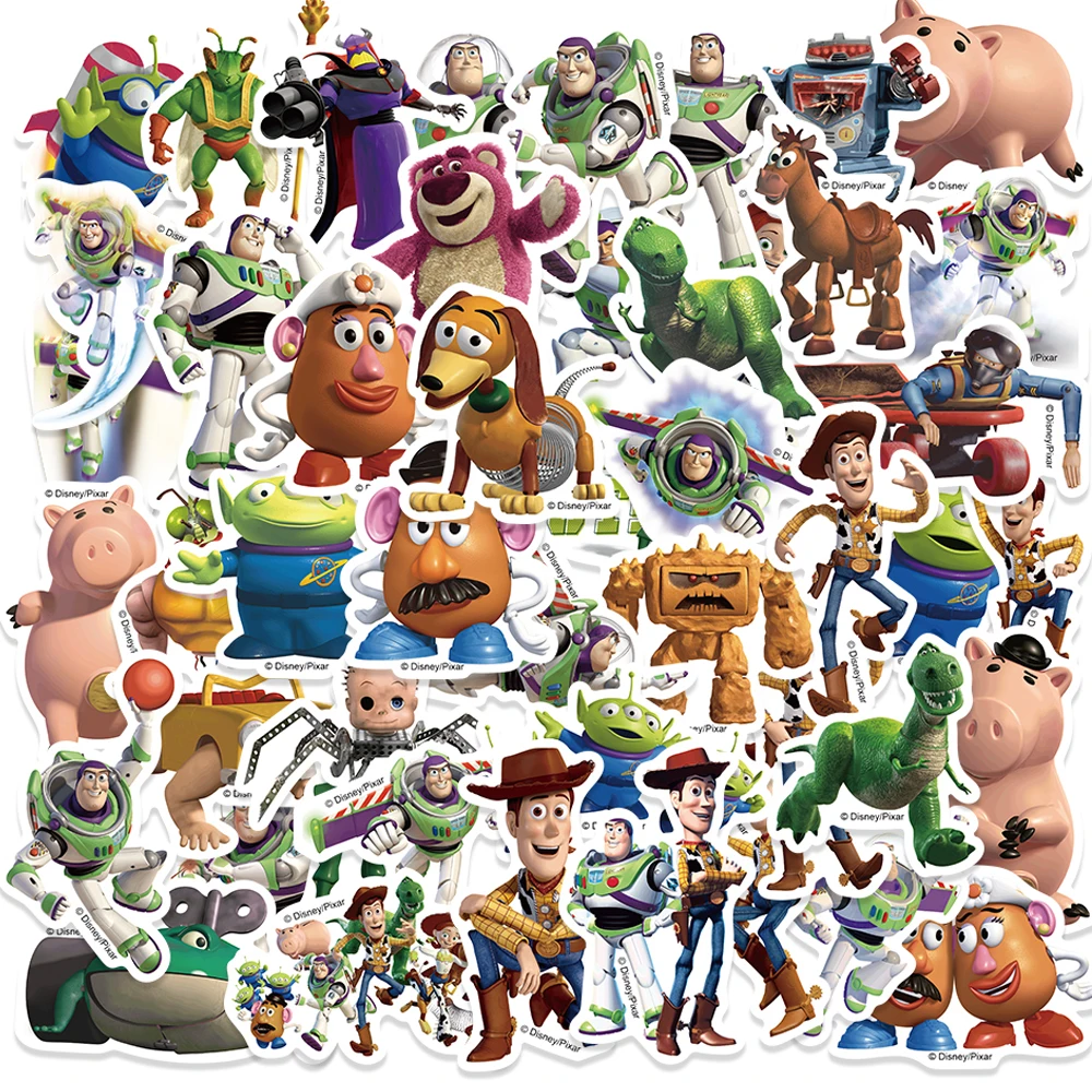 10-30-50pcs-Disney-Cute-Anime-Toy-Story-Cartoon-Stickers-Decals-Kids ...