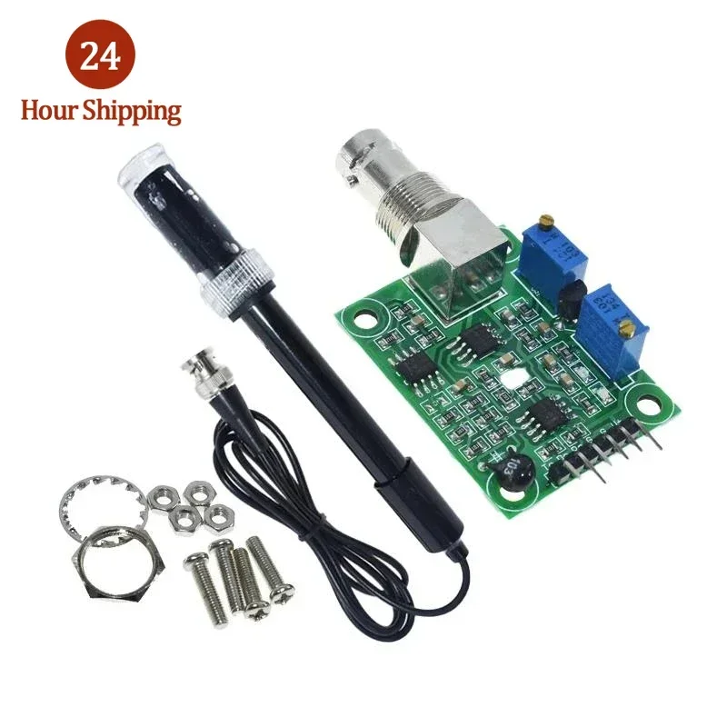 1set Liquid Ph 0 14 Value Detection Regulator Sensor Module Monitoring Control Meter Tester Bnc