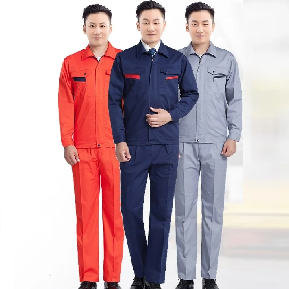 Anti-static-Work-Coveralls-Durable-100-Cotton-Gas-Station-Worker-Suit ...