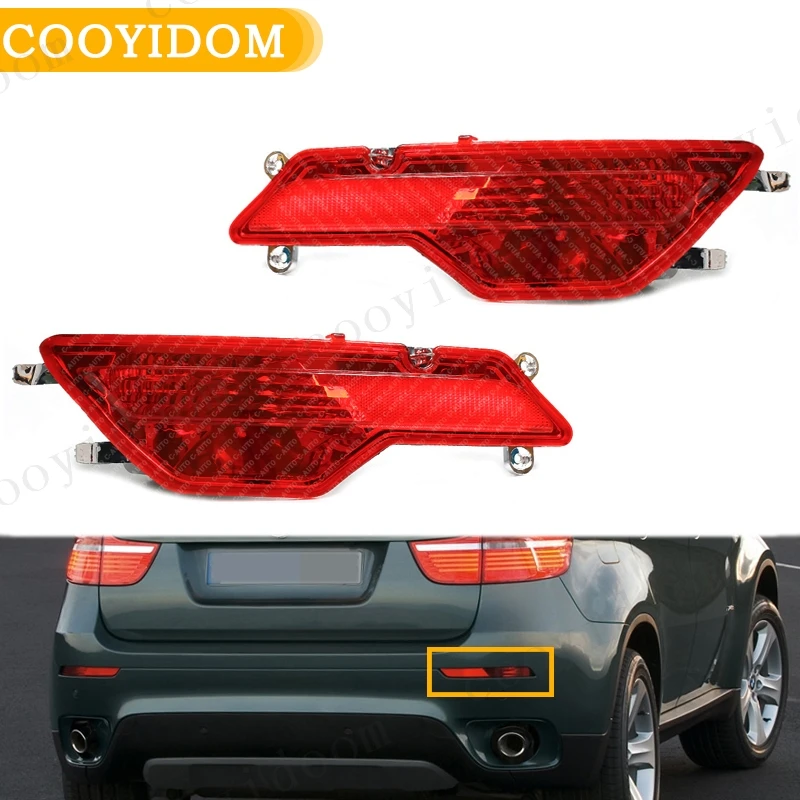 Car-Rear-Bumper-Fog-Light-Reflector-For-BMW-X6-E71-E72-2008-2009-2010 ...