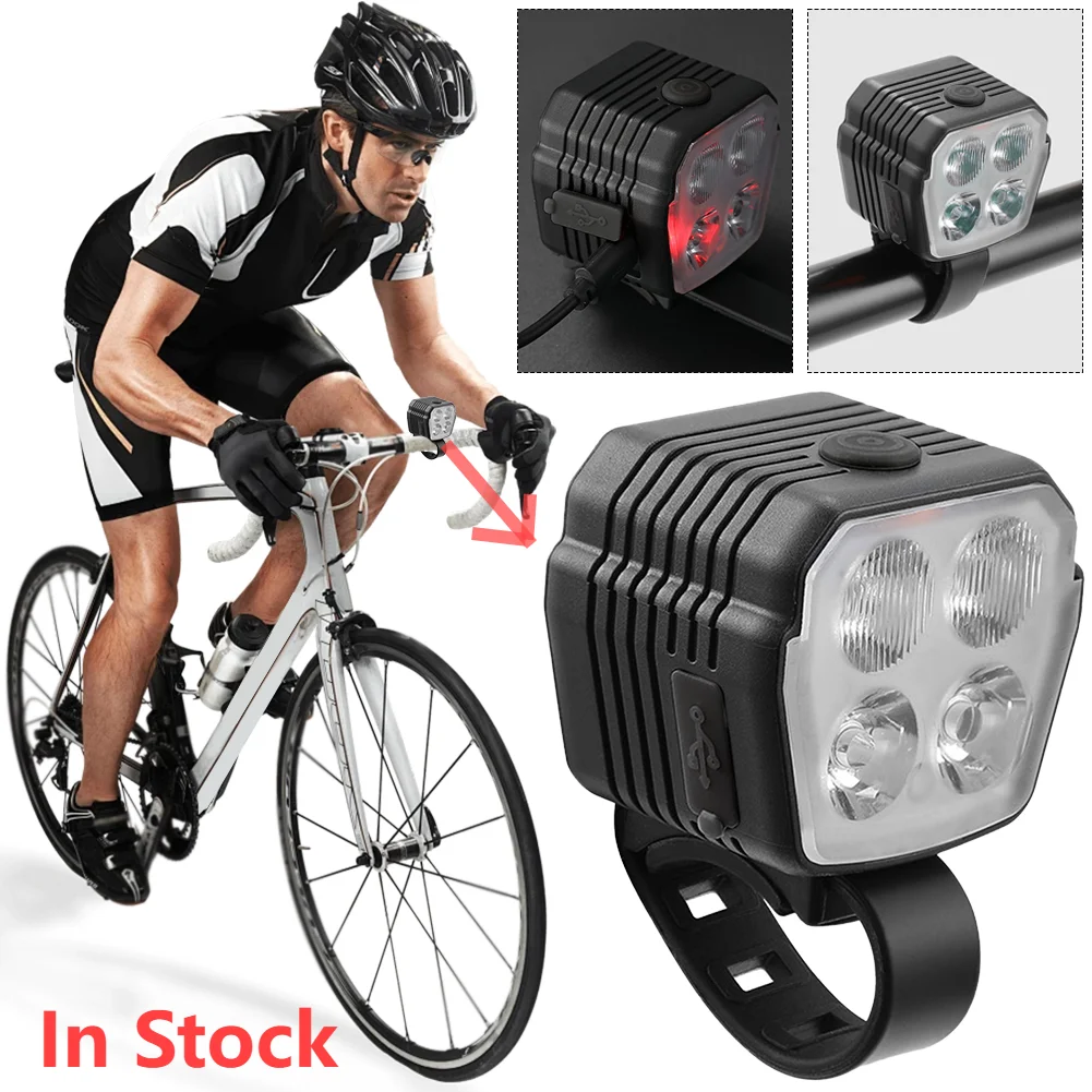 LED-Bike-Front-Light-Bike-Flashlight-Headlamp-with-Horn-for-Night ...