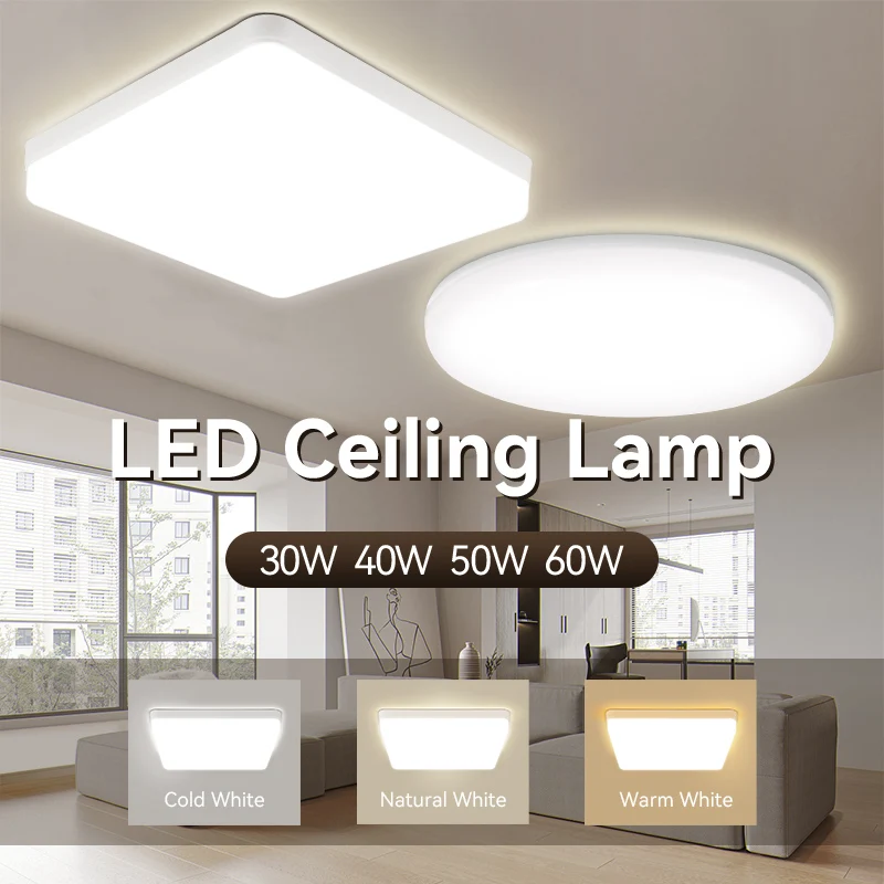 Ultra-Slim-Led-Ceiling-Light-Square-And-Round-Ceiling-Chandelier-Lamps ...