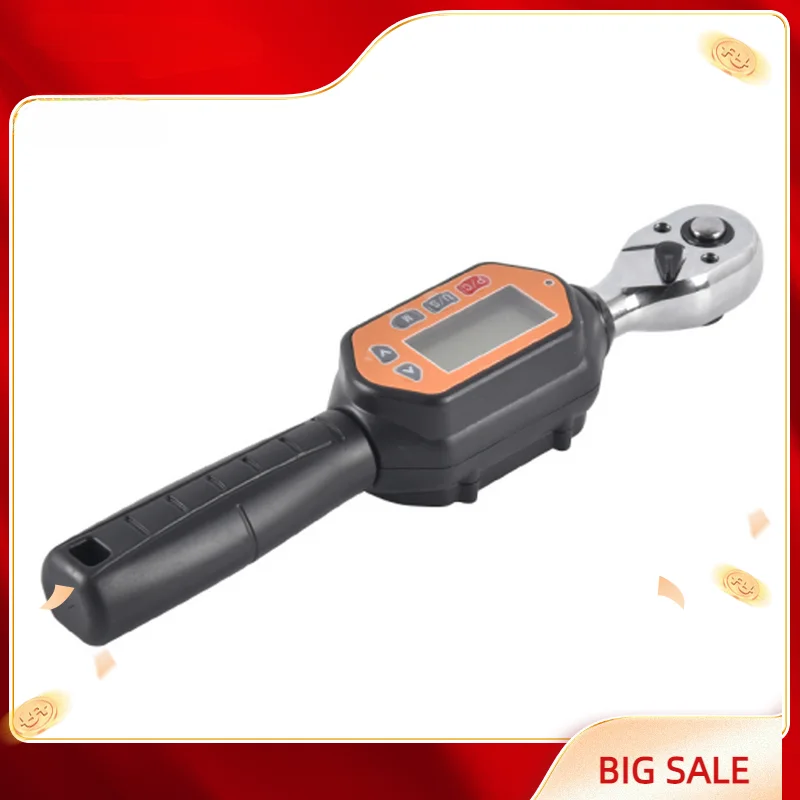 1/2 3/8 1/4 Digital Preset Torque Wrench Bidirectional Ratchet Head Professional Adjustable ...
