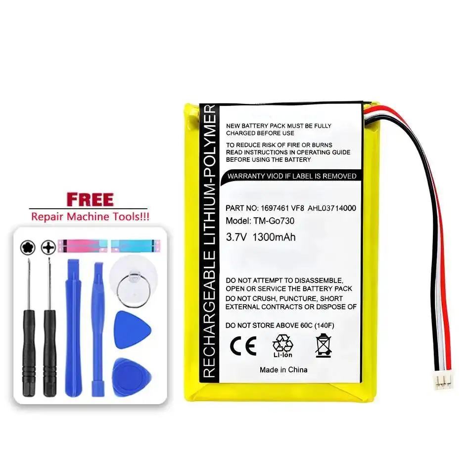 For Gps Battery Premium Replacement For Tomtom G930 G930T A8 GO 530 ...