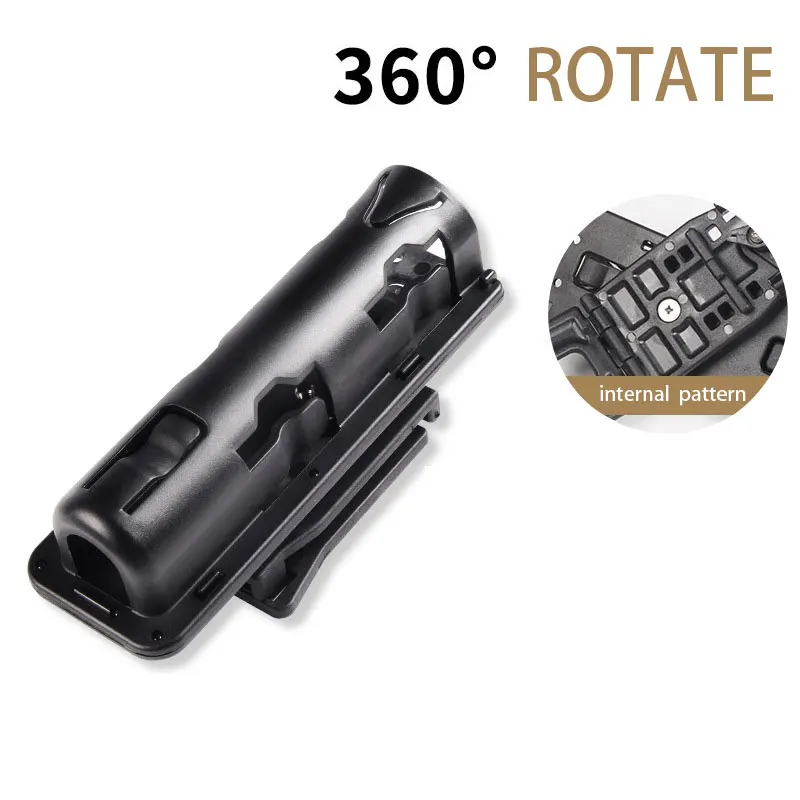 360-Degree-Rotating-Baton-Stand-Plastic-Black-Telescopic-Baton-Holster ...