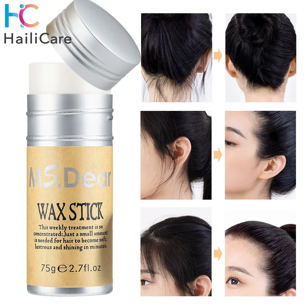 Hair-Wax-for-Women-Man-Finish-Cream-Non-Greasy-Style-Hair-Oil-Pomade ...