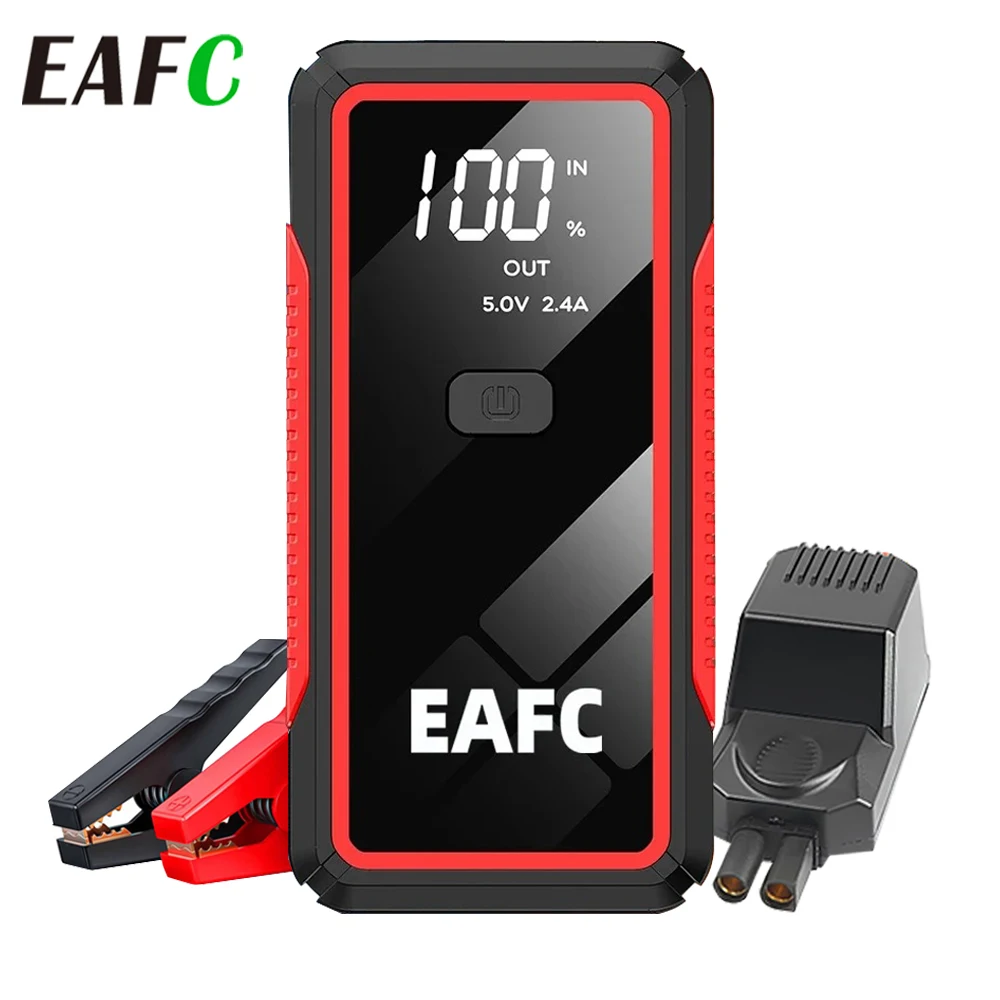 EAFC Portable Emergency Jump Starter 12V Car Battery Booster Power Bank ...