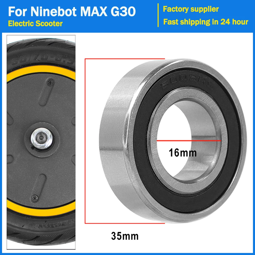 Motor Ball Bearings For Ninebot MAX G30 Ball Rear Wheel Bearing Rear ...