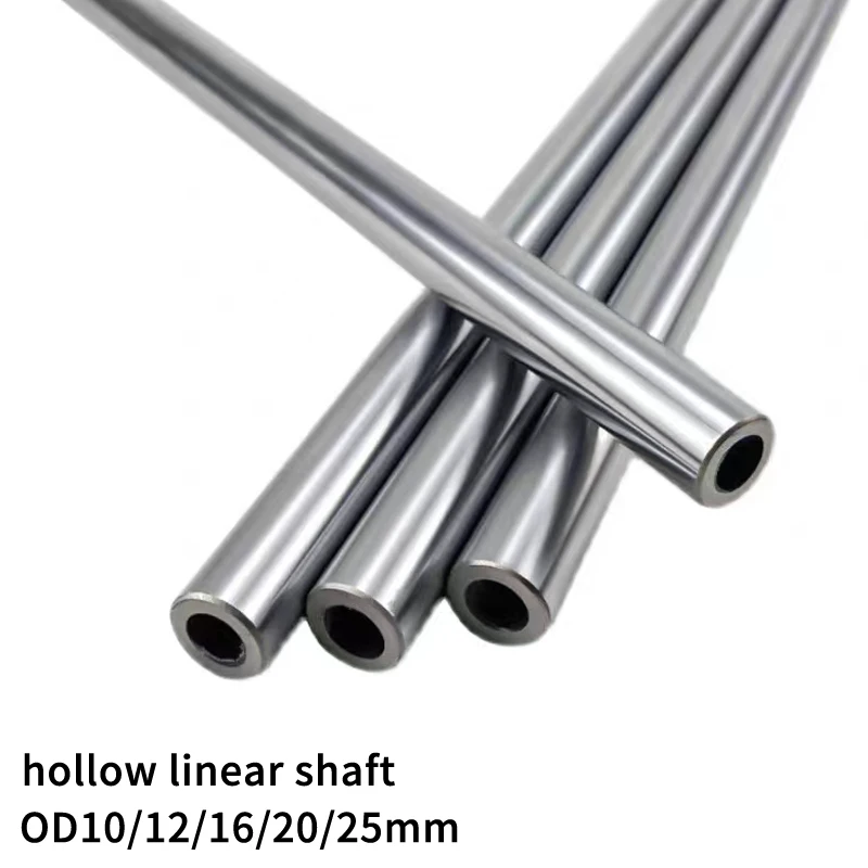2pcs/lot 10mm 12mm 16Mm 20mm 25mm Hollow Linear Shaft Harden Chromed ...