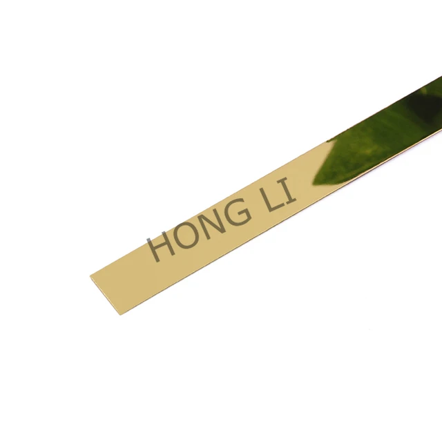 5M Gold Background Wall Ceiling Edge Strip living room stainless Steel ...