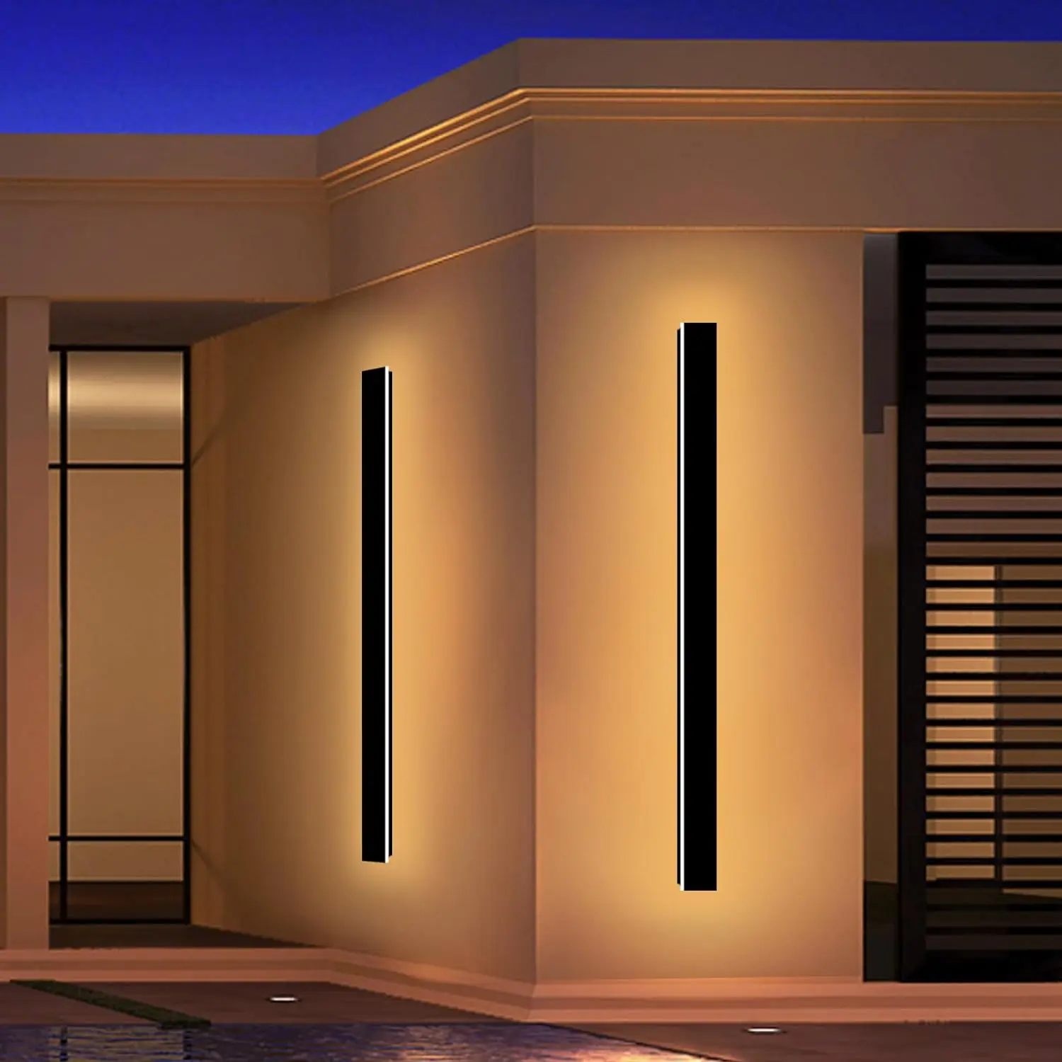 Candelabros-de-pared-de-tira-larga-para-exteriores-iluminaci-n-lineal ...