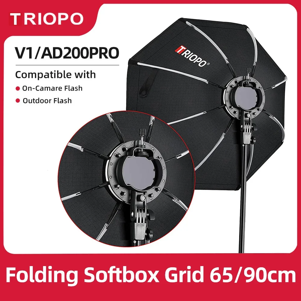 Triopo-KX65-65cm-KX90-90cm-Speedlite-Octagon-Umbrella-Softbox-Honeycomb ...