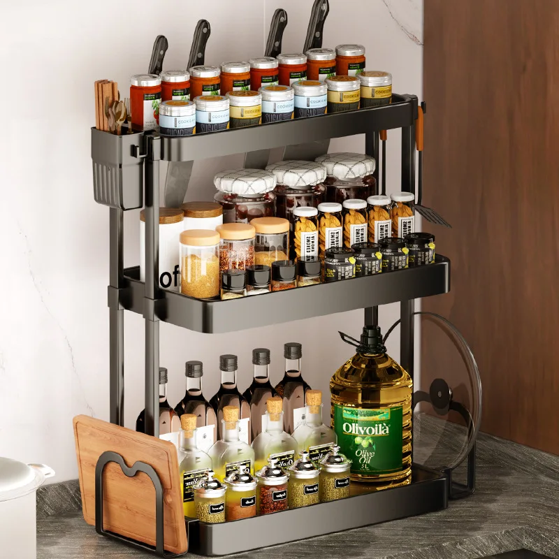 Kitchen-Shelf-Spice-Storage-Rack-Multi-layer-Storage-Organization ...