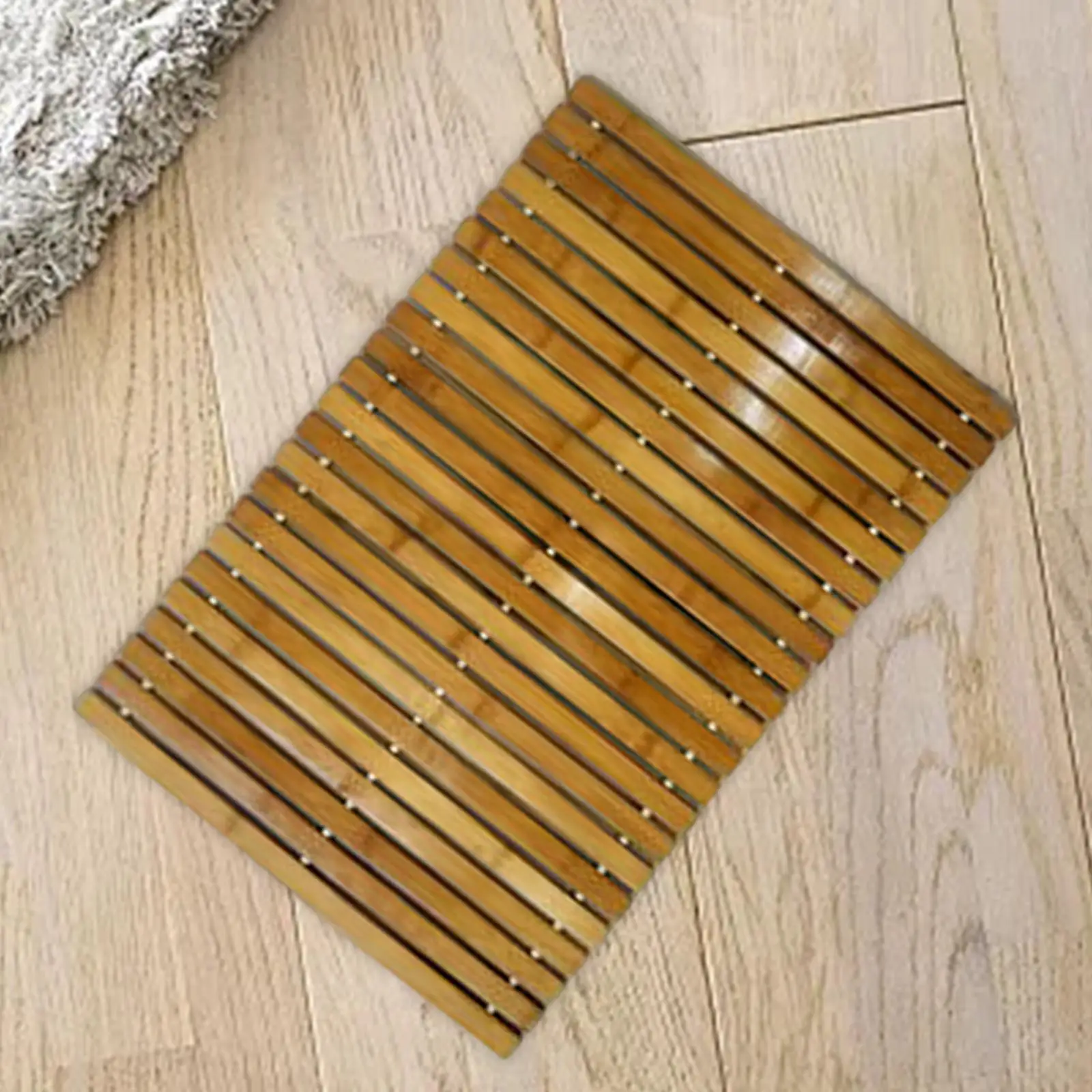 Natural-Bamboo-Wood-Bath-Mat-Indoor-Use-Kitchen-Rugs-Waterproof-Floor ...