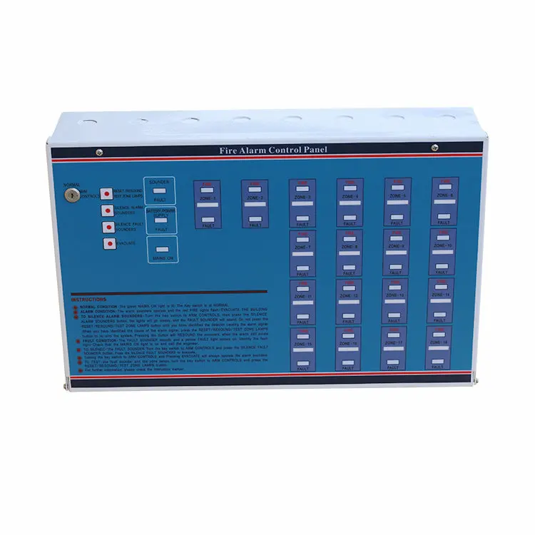 Fire Alarm Control Panel with16 Zones Conventional Fire Alarm System ...