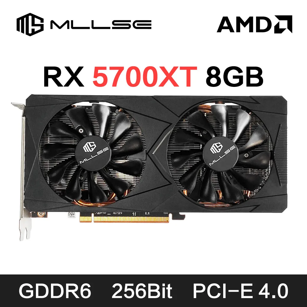 MLLSE-AMD-RX-5700-XT-8GB-Placa-De-Video-Graphics-Card-GPU-GDDR6-256-bit ...