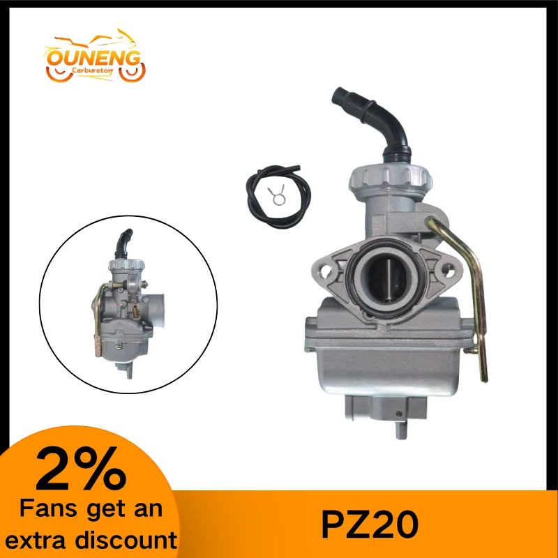 PZ20 20mm Motorcycle Carburetor For Honda CRF50F CRF80F XR50R PZ20 50cc ...