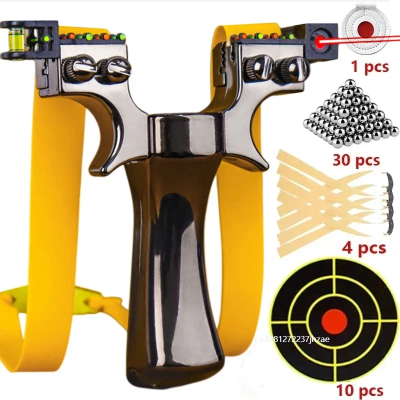 Double-Screw-Laser-Slingshot-Sets-Outdoor-Hunting-Shooting-Slingsshot ...