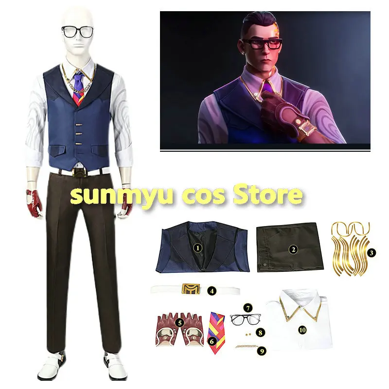 Chamber cosplay Costume Valorant Cosplay Custom Size Game Valorant ...