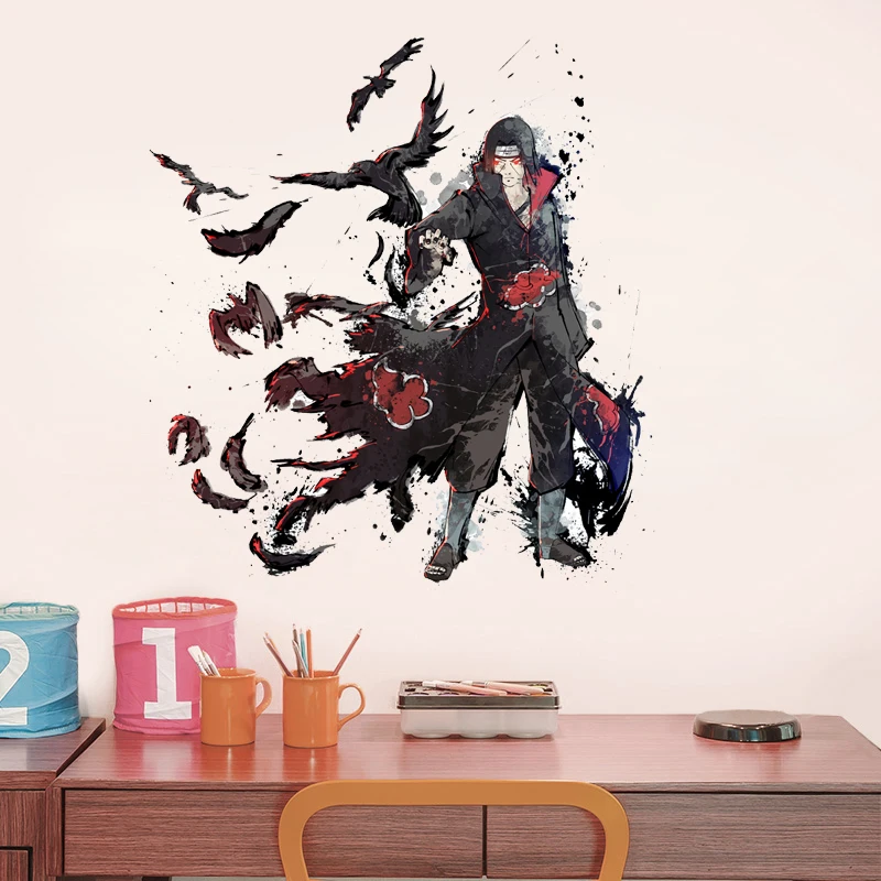 NARUTO-Anime-Wall-Sticker-Uzumaki-Naruto-Living-Room-Wall-Decoration ...
