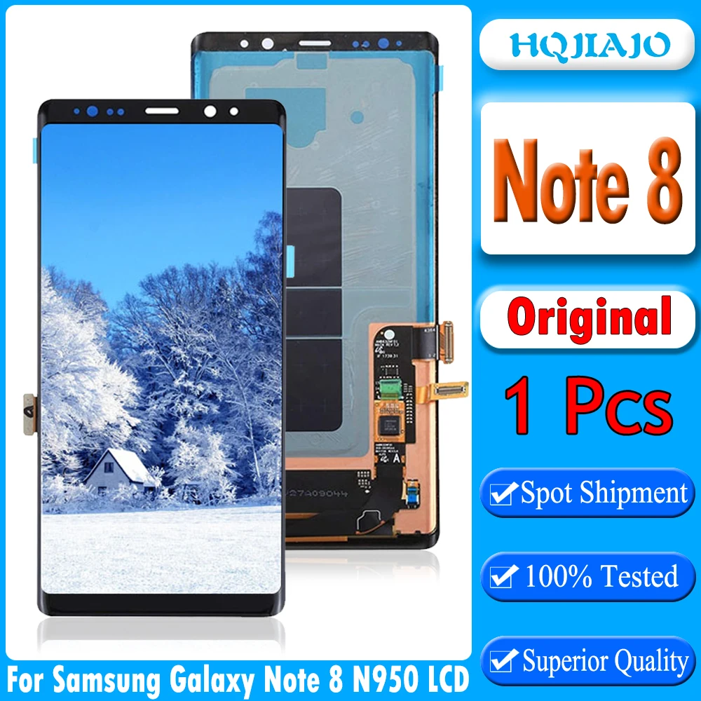 6.3" Original No Defect LCD For Samsung Galaxy Note 8 N950 N9500F LCD Display Touch Screen ...