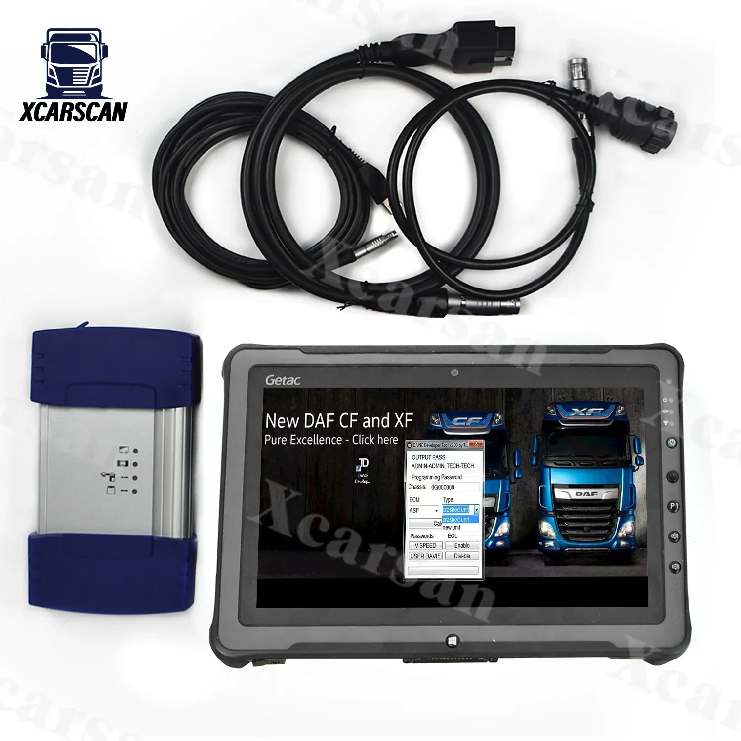 Getac-F110-Tablet-5-6-1-Davie-For-DAF-Diagnostic-Tool-for-DAF-VCI-560 ...