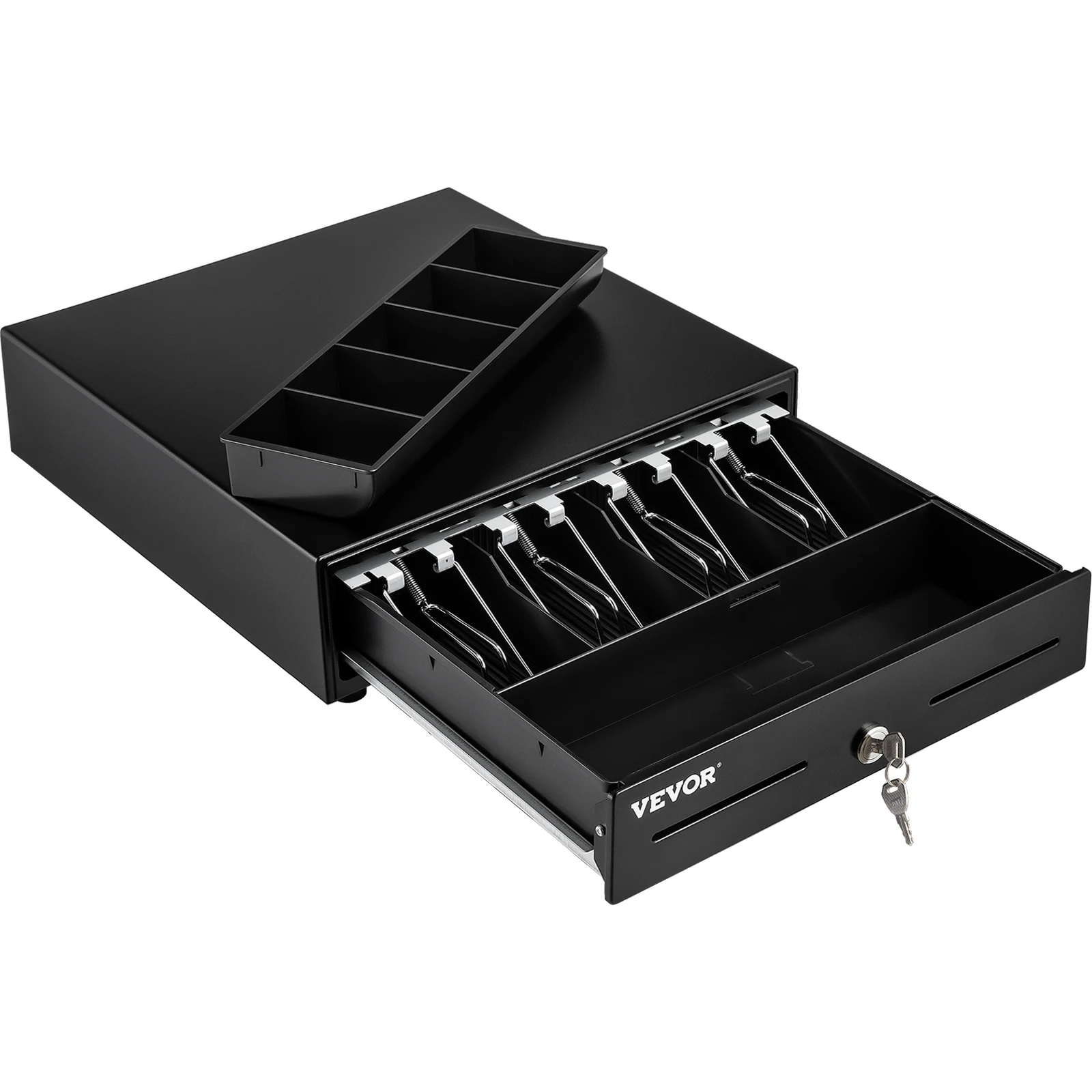 SucceBuy Cash Register Drawer 13" 2 Unlocking Way Fully Removable ...