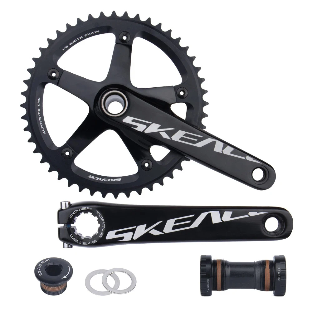 SKEACE-48T-165mm-Fixed-Gear-Crankset-Alumniun-Alloy-Crankset-BCD144 ...