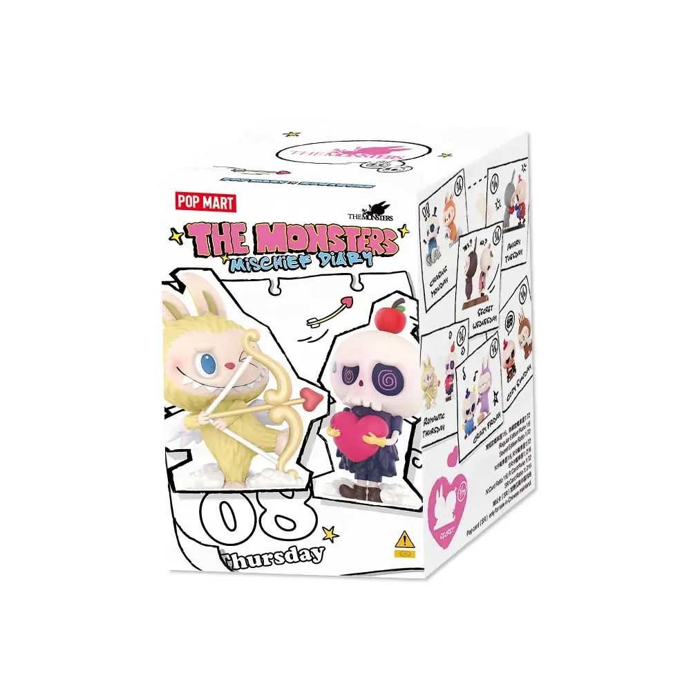 POP MART THE MONSTERS Mischief Diary Series Blind Box Surprise Box ...