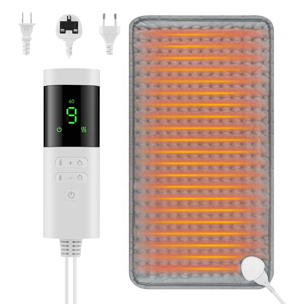 30x60cm Portable Electric Heating Pad Heater Period Cramps Care ...