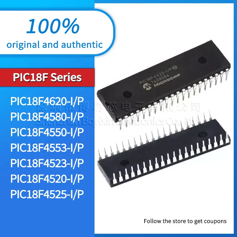 Original-PIC18F4620-I-P-PIC18F4580-PIC18F4550-PIC18F4553-PIC18F4523 ...