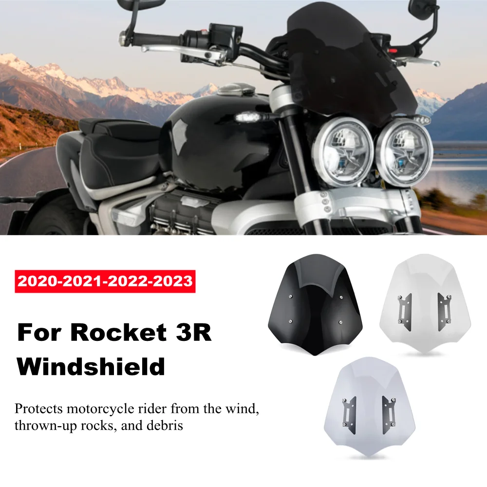 Windshield Windscreen For Triumph Rocket 3R 2020 2021 2022 2023 Wind ...