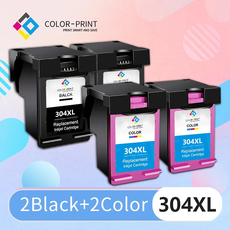 COLOR-PRINT-Remanufactured-304XL-for-HP-304-HP304-XL-Refilled-Ink ...