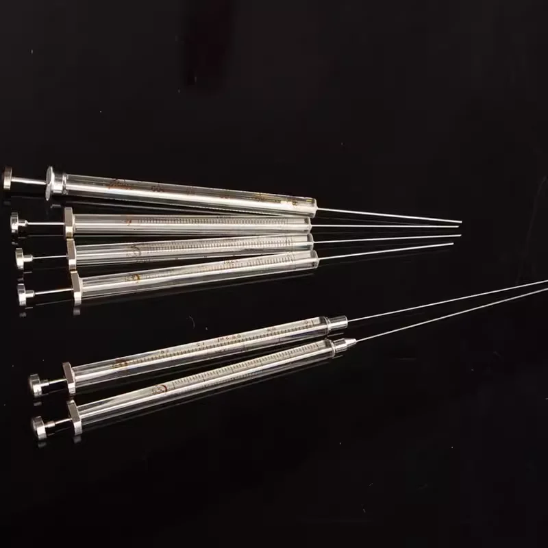 Microsampler gas phase/tip liquid phase/flat head laboratory injection ...