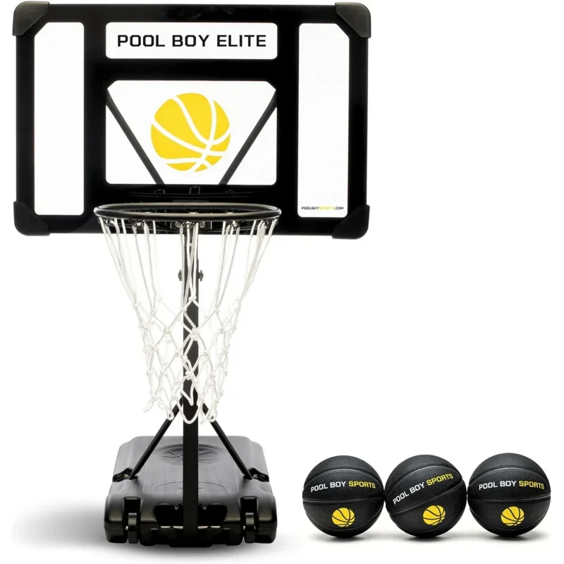 Pool-Basketball-Hoop-Set-Includes-3X-Composite-Leather-Basketballs-Air ...