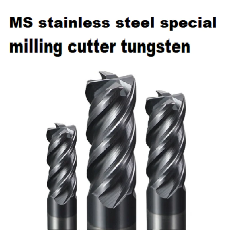 Cnc Machining Tool Ms Stainless Steel Special Milling Cutter, Hard ...