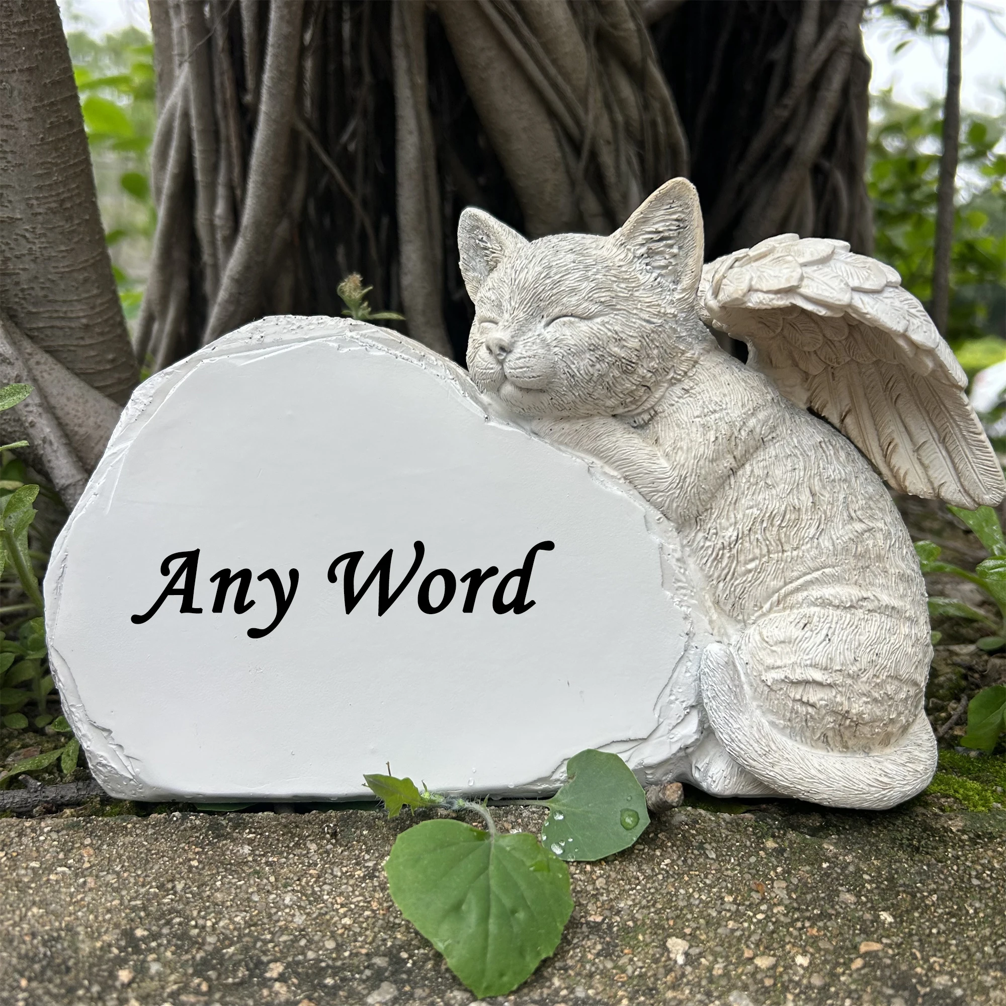 Personalized-Cat-Angel-Memorial-Garden-Statue-Engraved-Pet-Cat-Memorial ...